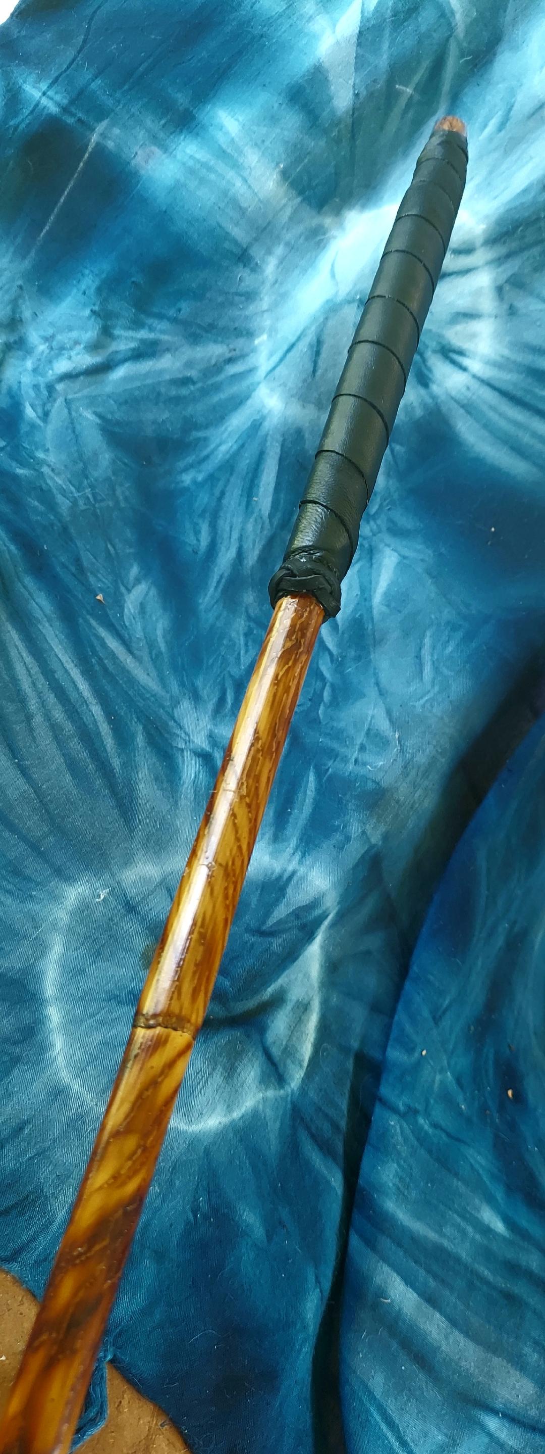 Flame Kissed w/Leather Handle | Canes4pain Dragon Cane, Whangee ...